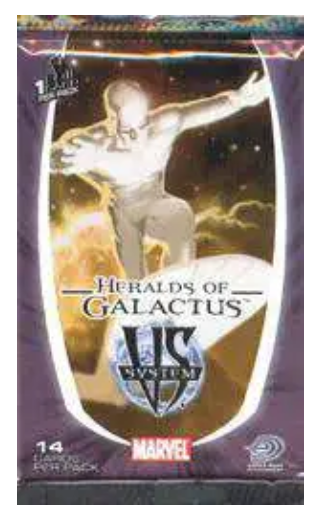 Marvel VS System Trading Card Game Heralds of Galactus Booster Pack ...