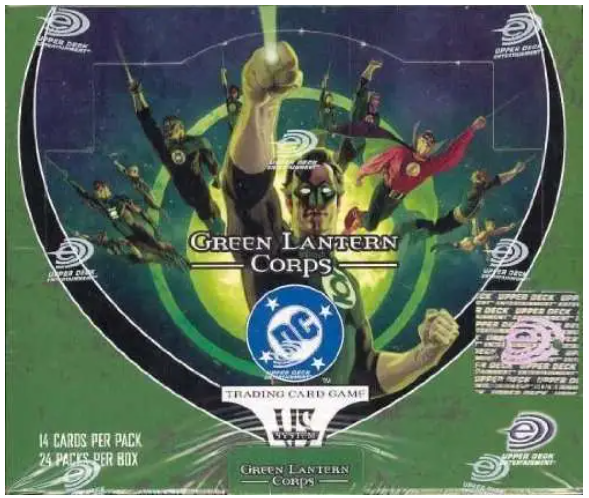 DC VS System Trading Card Game Green Lantern Corps Booster Box ...